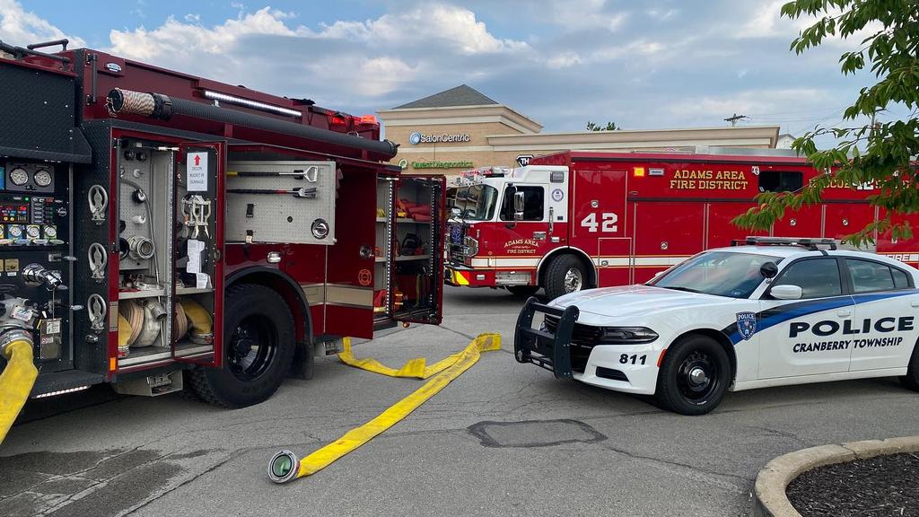 Vehicle into a Structure - Cranberry Township Volunteer Fire Company